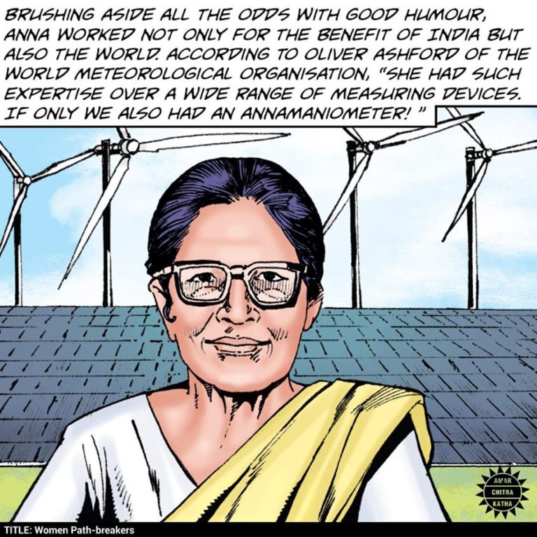 Anna Mani (1918-2001) - Amar Chitra Katha