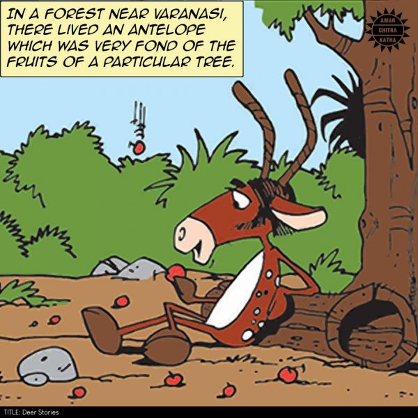 The Cautious Antelope - Amar Chitra Katha