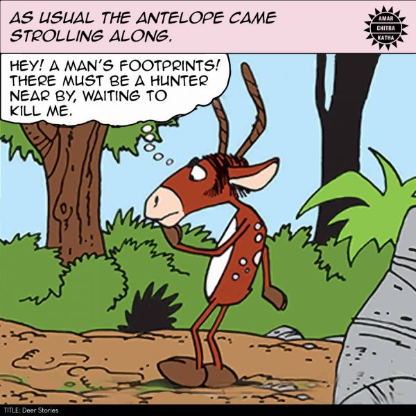 The Cautious Antelope - Amar Chitra Katha