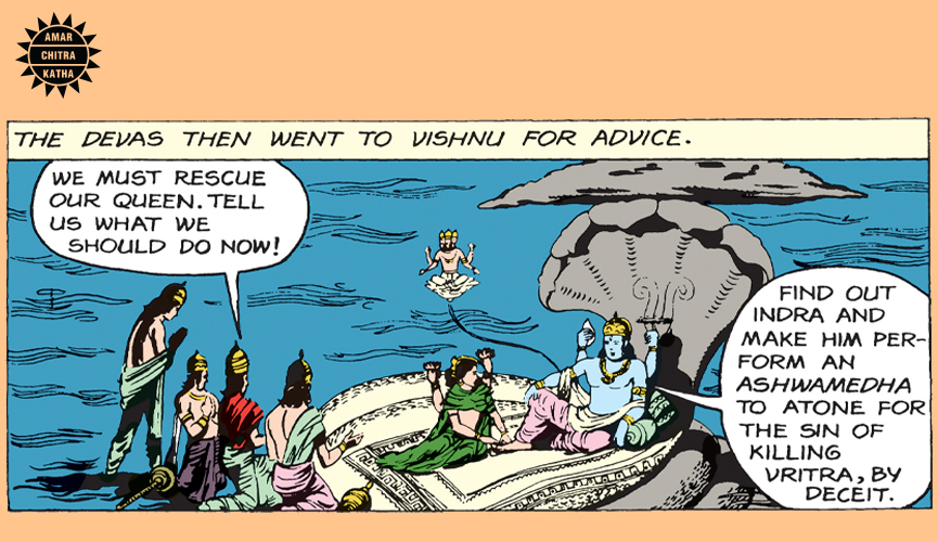 Indra and Shachi - Amar Chitra Katha