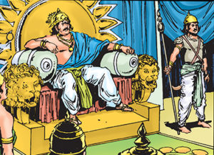 Krishna and Jarasandha - Amar Chitra Katha