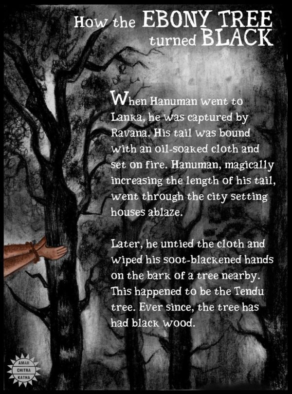 Why The Ebony Tree Is Black – Amar Chitra Katha