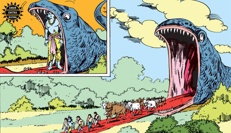 Five Asuras That Krishna Defeated - Amar Chitra Katha