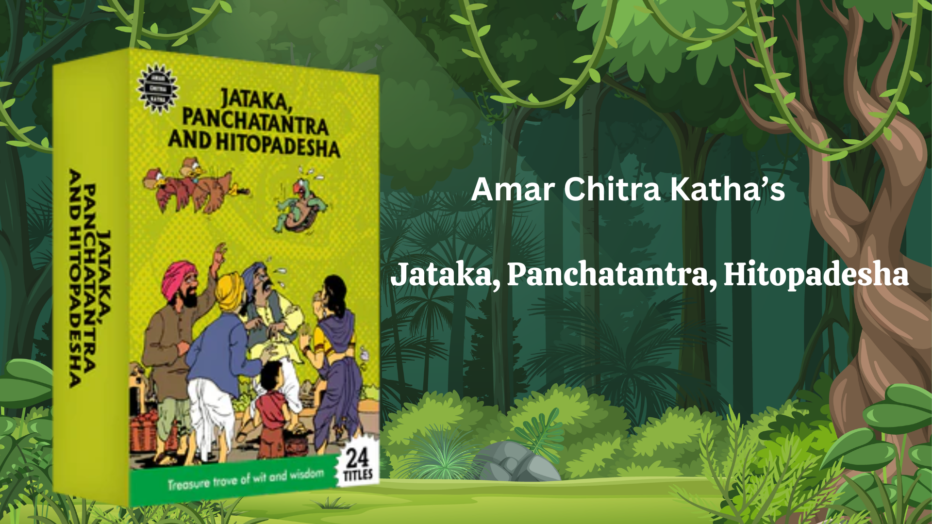 Amar Chitra Katha's Jataka, Panchatantra, Hitopadesha: A world of ...
