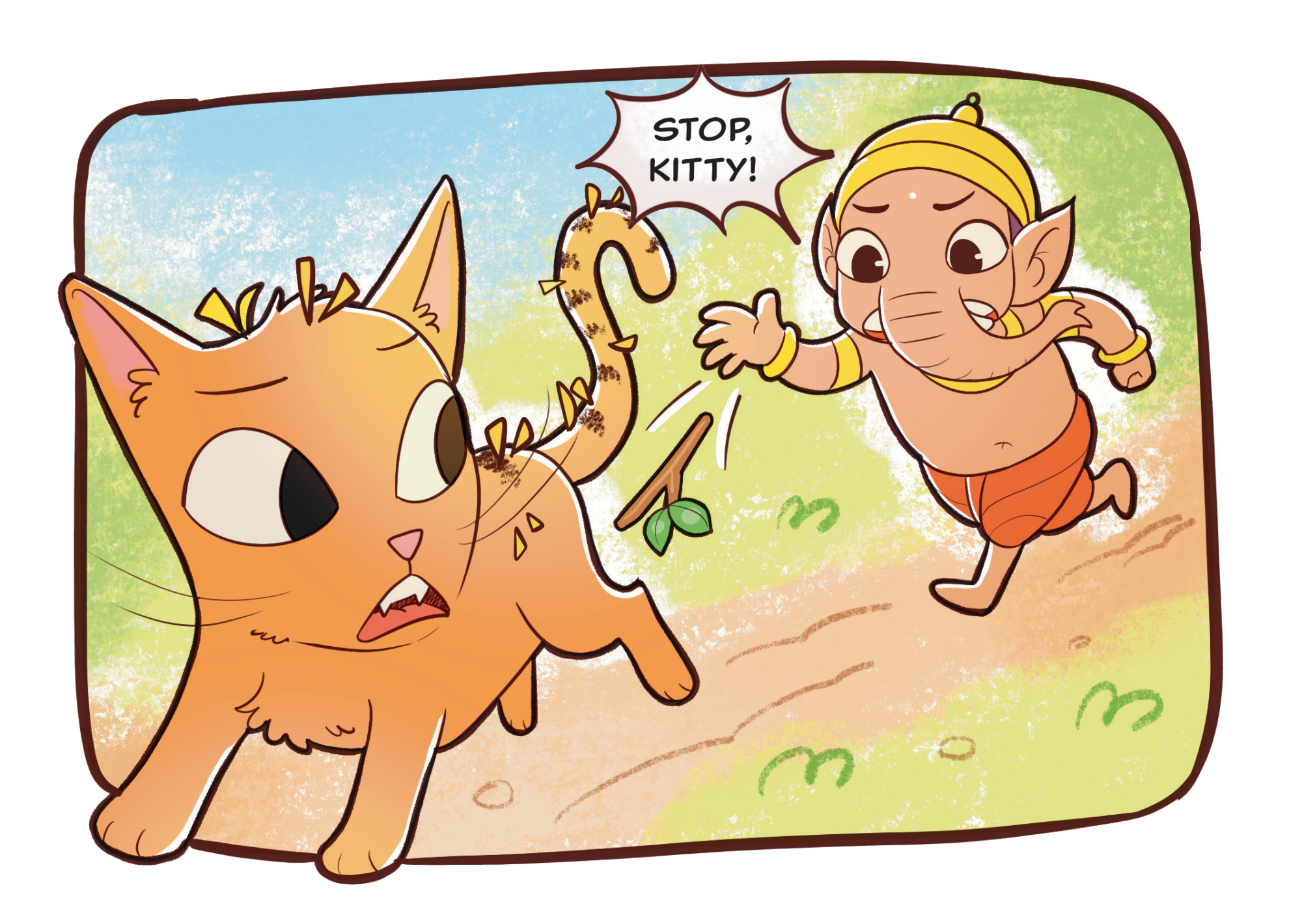 Mythology Meets Whiskers: Ganesha and the Cat - Amar Chitra Katha
